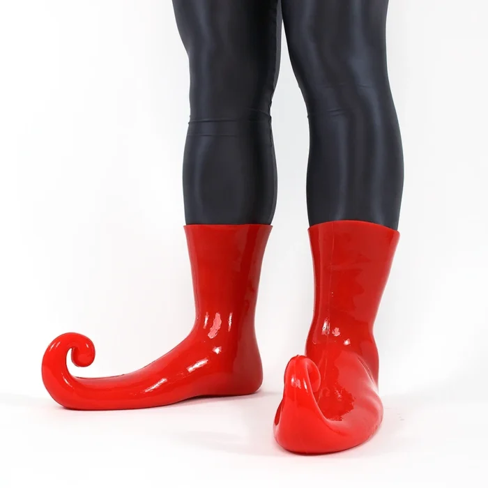 Silicone Elf Curl-Toe Boots – G-Pawz